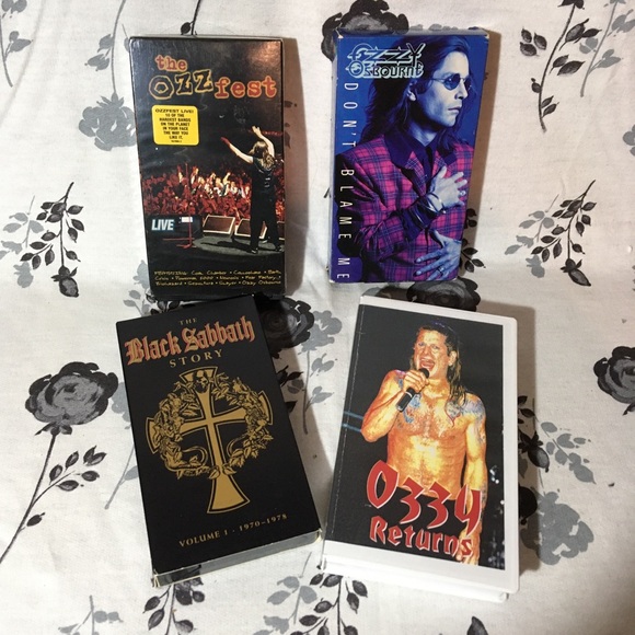 Media | 4 Vintage Ozzy Vhs Tapes | Poshmark